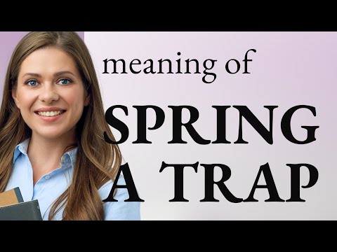 Springing Into Action: Understanding "Spring a Trap"