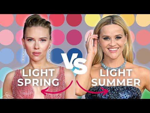 Light Spring vs Light Summer | Seasonal Color Analysis
