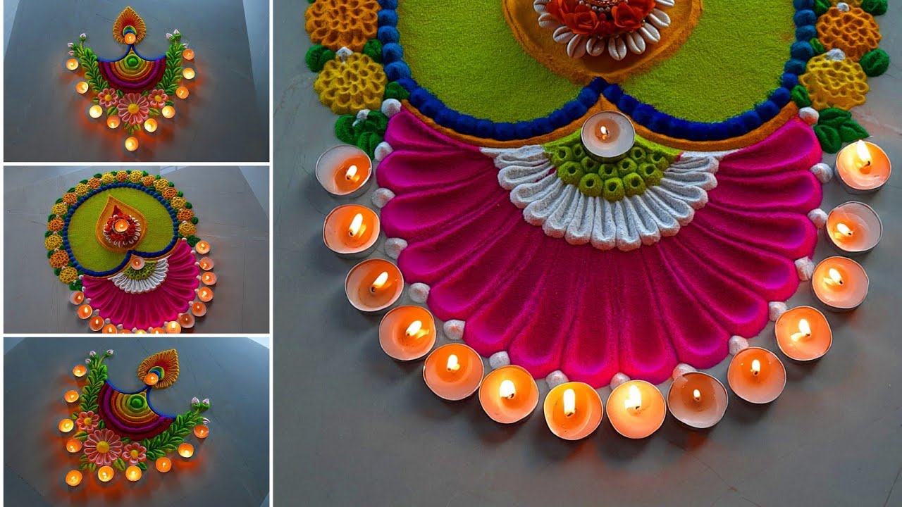 New Stunning Special Rangoli Art Designs - Blouse Designs