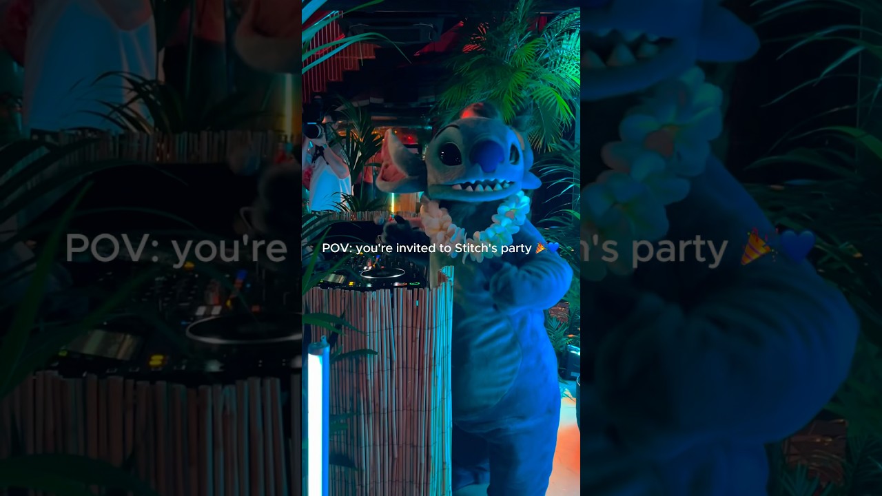 Stitch Threw the Ultimate Party 💙🌺 | Lilo & Stitch | @DisneyClubUK
