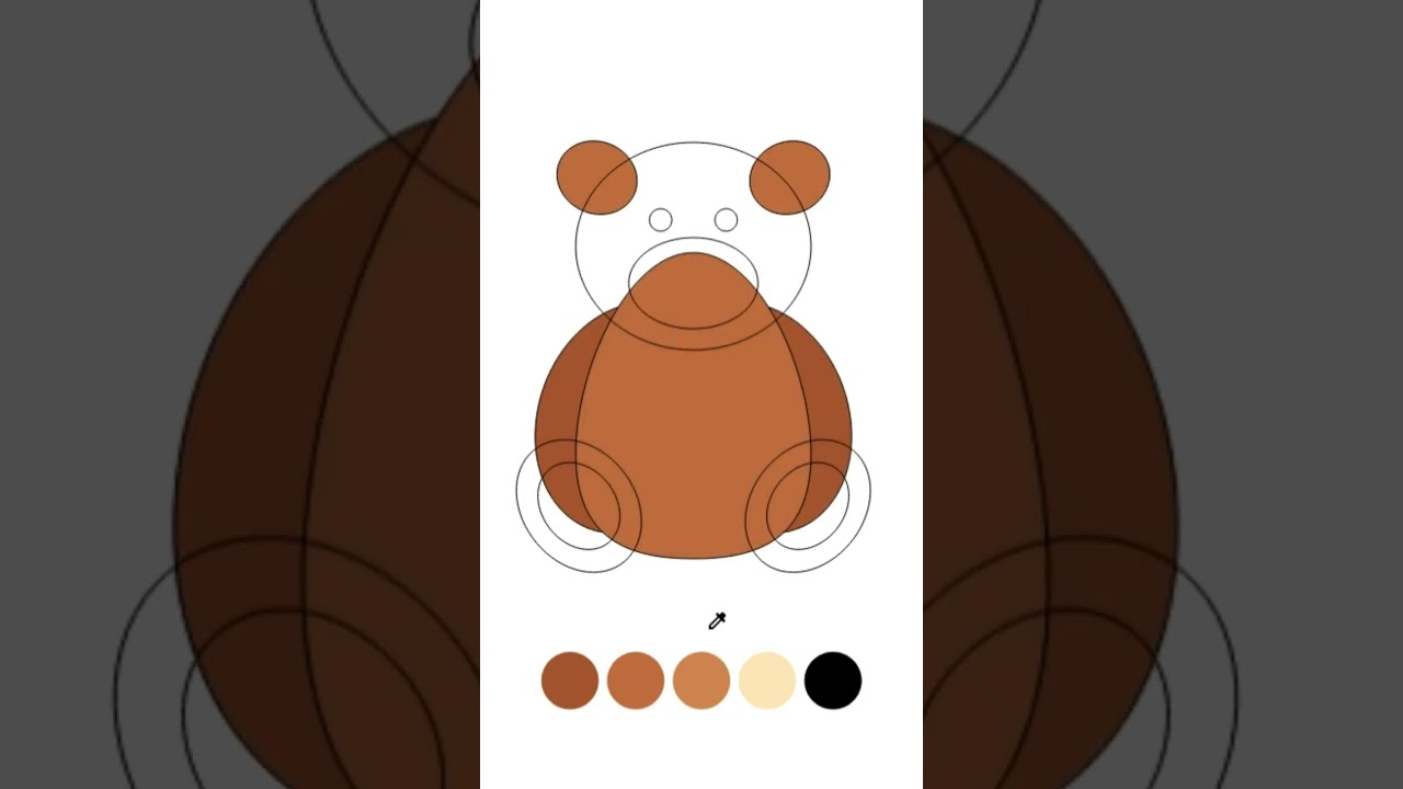 Сute Bear 🧸 | Digital art | Vector illustration