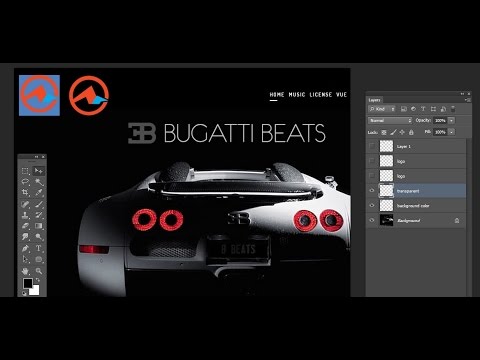 Creating a Transparent Logo for your Website (VUE)