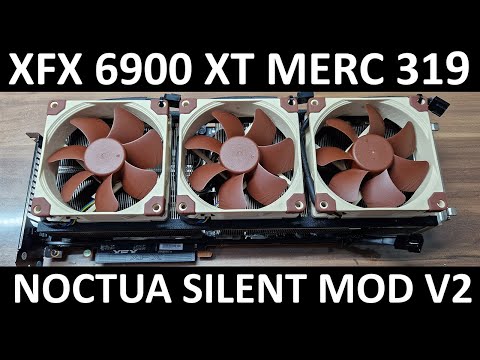 👽 AMD XFX 6900 XT MERC 319 92mm FAN Bracket / Fan Holder・ 3D File for ...