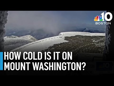 Tracking blistering cold temperatures on Mount Washington