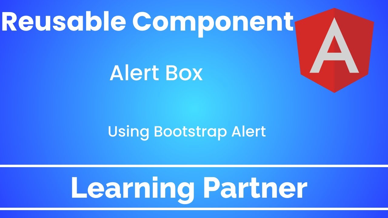 Reusable Alert box component angular  | angular tutorial | angular tutorial for beginners