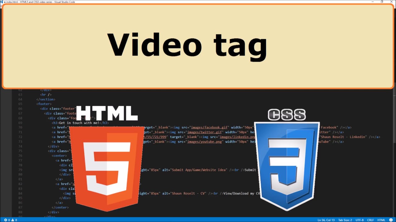 HTML5 and CSS3: 9 - Video tag