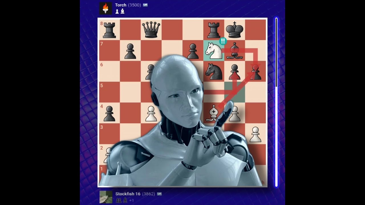 Stockfish 16 Four Brilliant moves Against Torch | CCC21 Blitz: Semifinals (3|2)