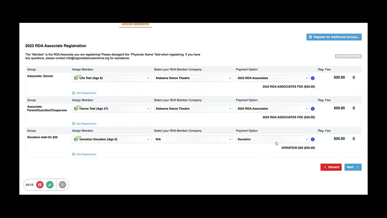 RDA Registration Process