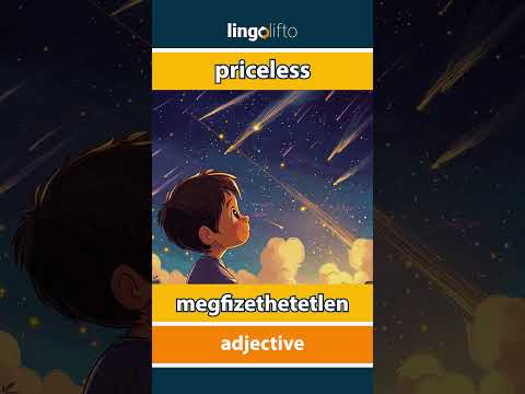 🇬🇧🇭🇺 priceless - megfizethetetlen : learn English : tanuljunk angolul : vocabulary builder