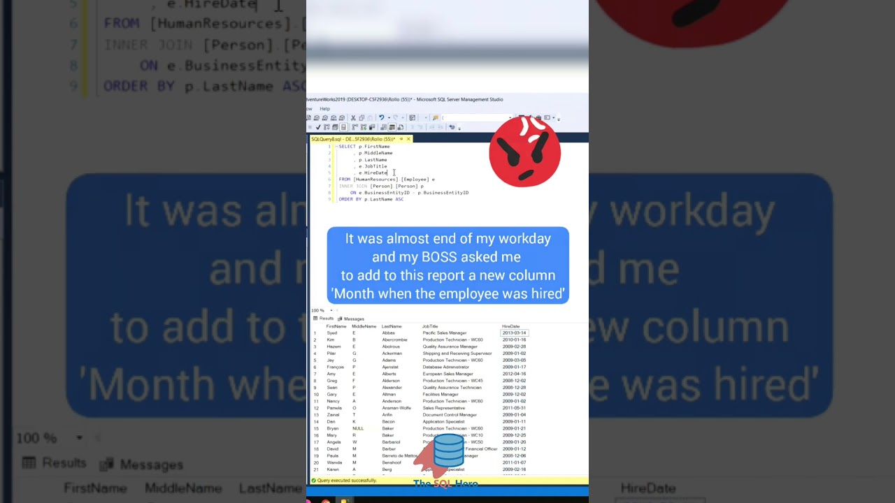 DATEs are always important #SQL #sqlserver #database  #dataengineering #dataanalytics #datascience