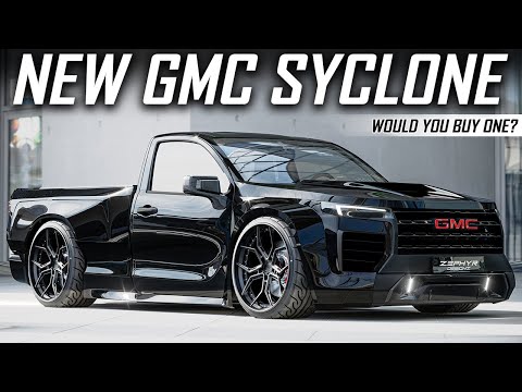 Revived GMC Syclone Imaginatively Combines a Wider Canyon With ...
