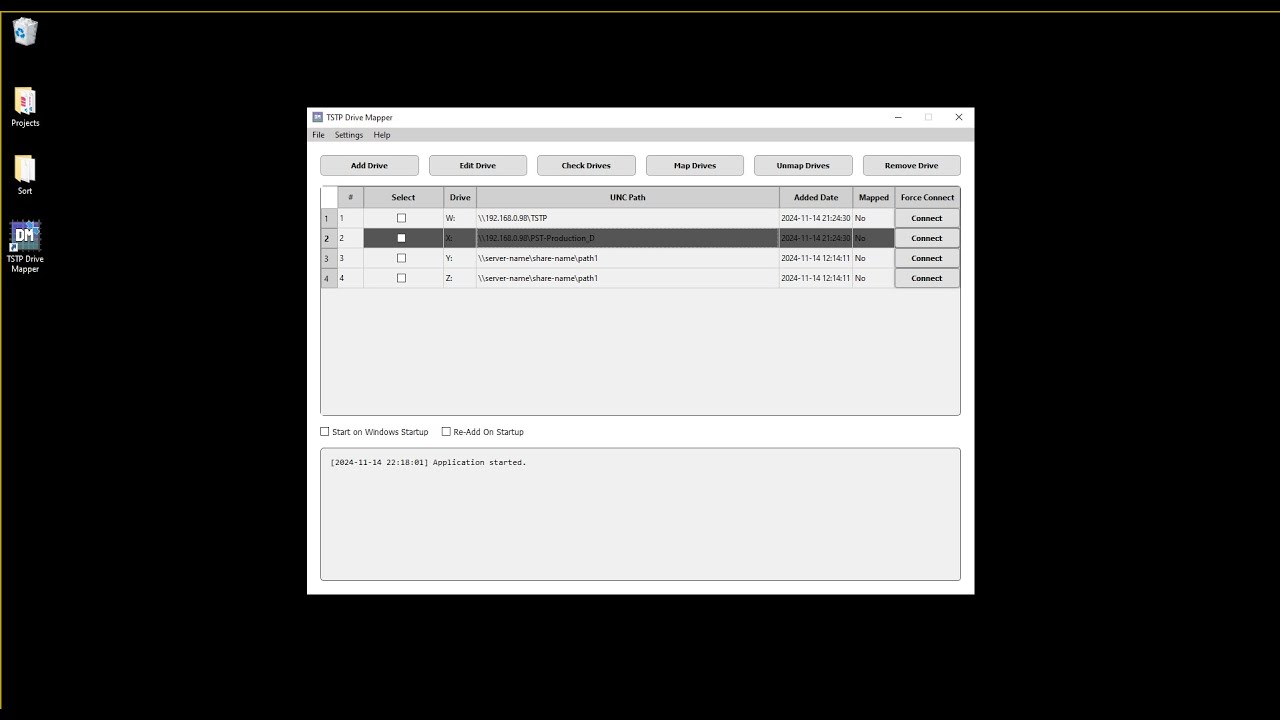 TSTP Drive Mapper (Demo) (Python)