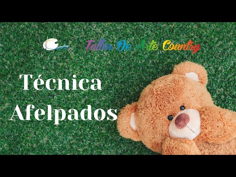 Técnica Afelpados - Curso de Arte Country - Taller de Arte Country