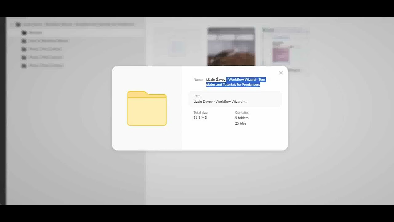 Lizzie Davey – Workflow Wizard – Templates and Tutorials for Freelancers