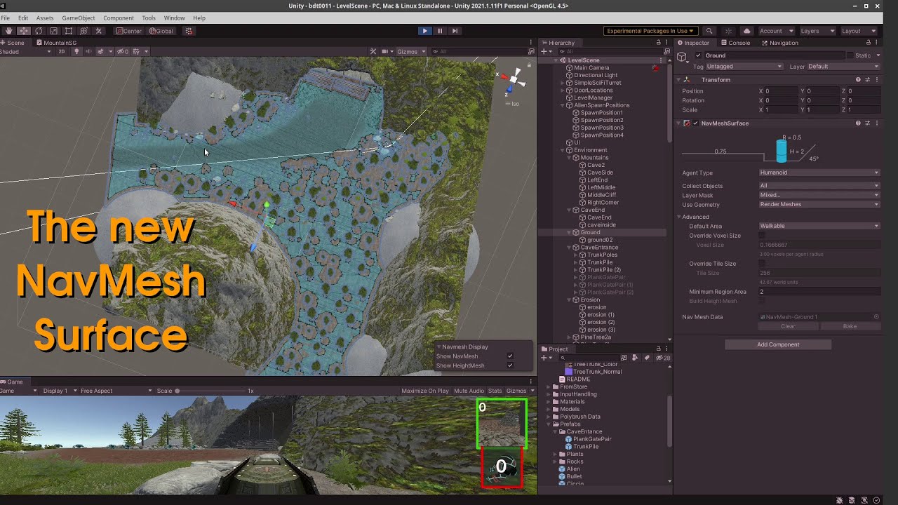 Making of BDT-0011 - E31 - Using NavMesh Building Components