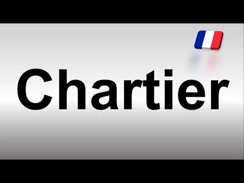 How to Pronounce Chartier