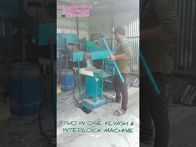 Interlocking Brick Making Machine - PLC Operated Interlock Brick Making Machine Manufacturer ...