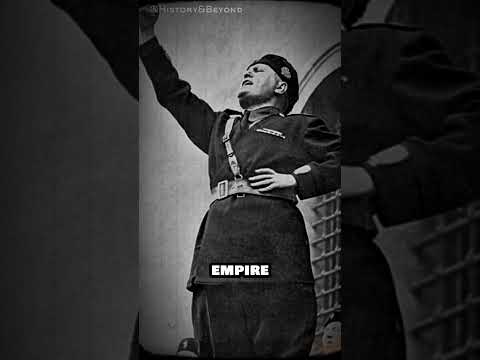 Mussolini: Italy’s Fascist Leader #historicalfacts #history #shorts #facts