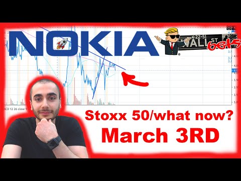 Euro Stoxx 50? Nokia stock/ What now? (Graph Analysis) WallStreetBets (March 3rd)Stock Trading(NOK)