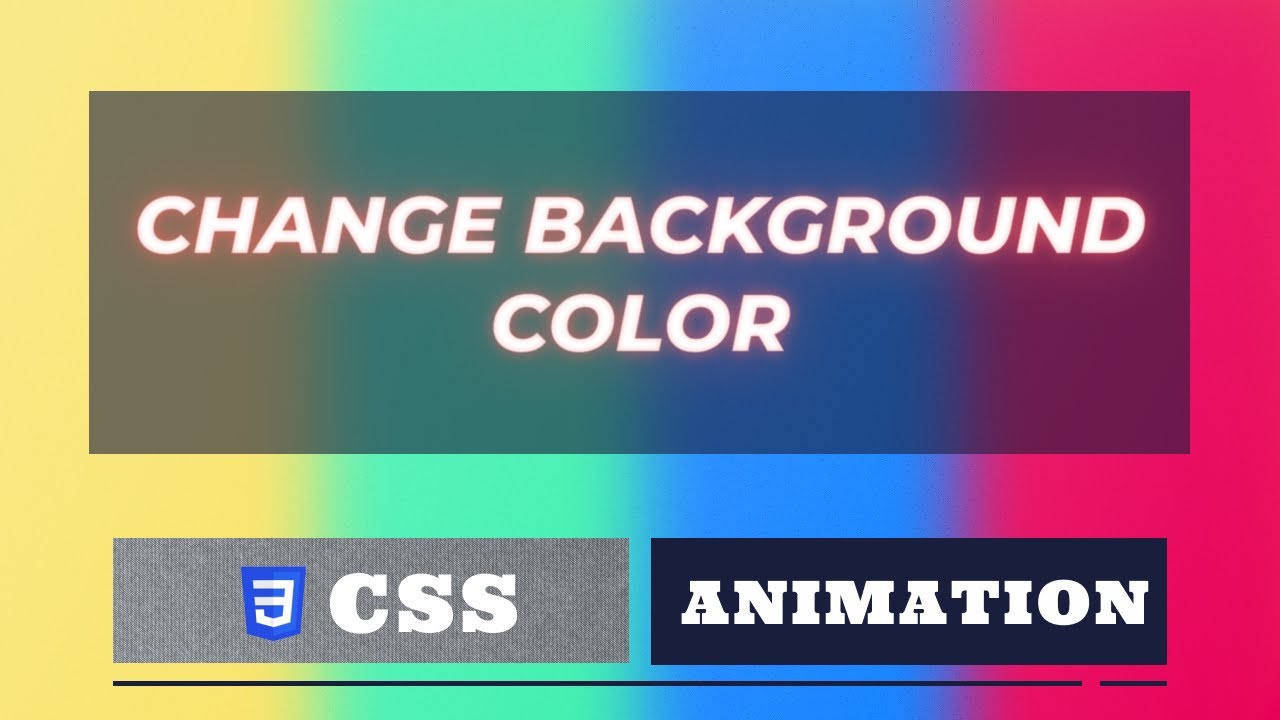Easy Background Color Change Animation | Background Animation CSS |  CSS3 animation examples
