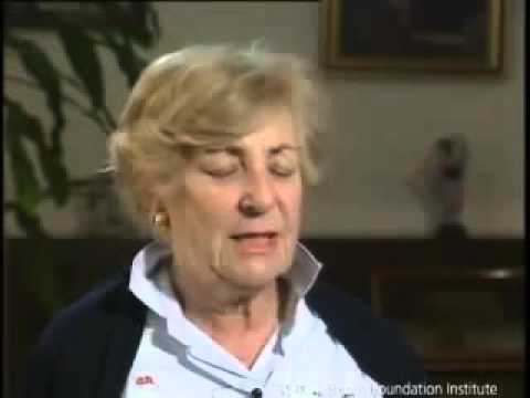 Lusia haberfeld ,auschwitz 13 years old survivor about kapo Kaminski