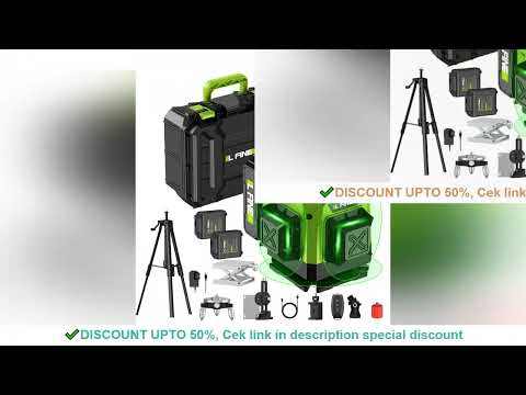 SALE Lfine 4D 16 Lines 360°Self-leveling Laser Levels with Tripod and Suitcase Horizontal And Vertic