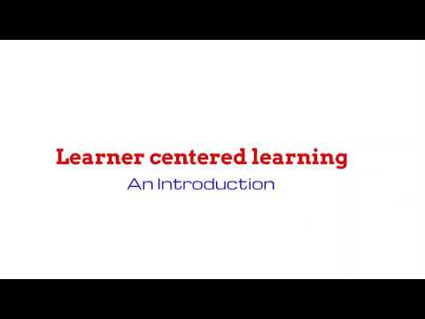 Learner centered learning