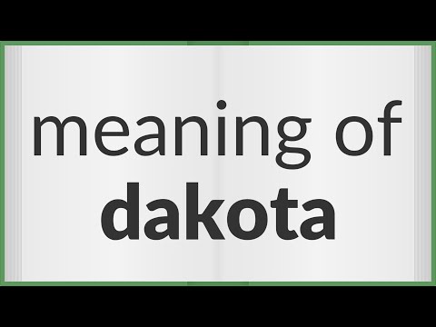 Dakota | meaning of Dakota