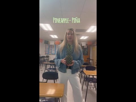 Learn the word pineapple in Spanish and the newest Spanish trend.
