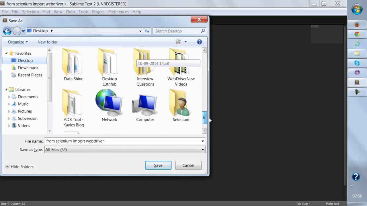 Selenium Python Tutorial - first python test