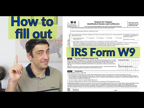 How to fill out IRS Form W9
