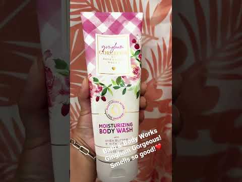 Bath & Body Works Gingham Gorgeous moisturizing body wash #hygiene #smellsogood
