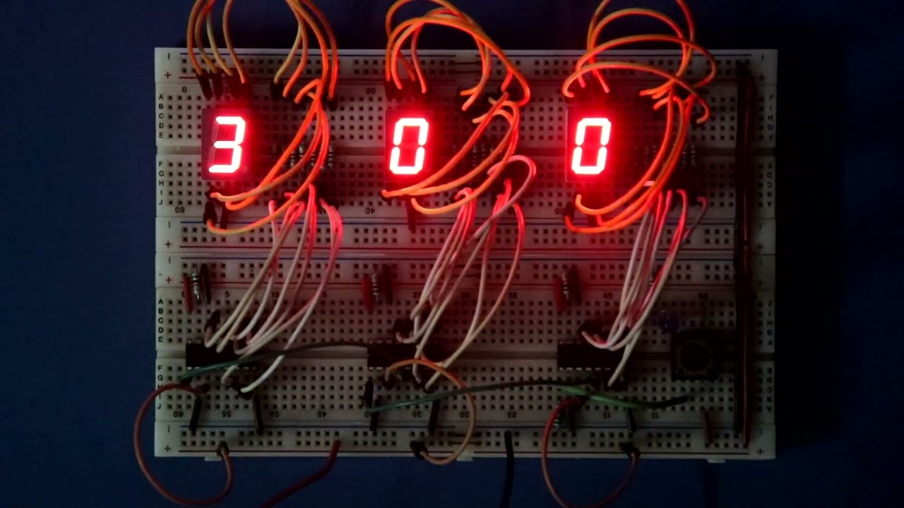 Cascade CD4033 | How to cascade CD4033
