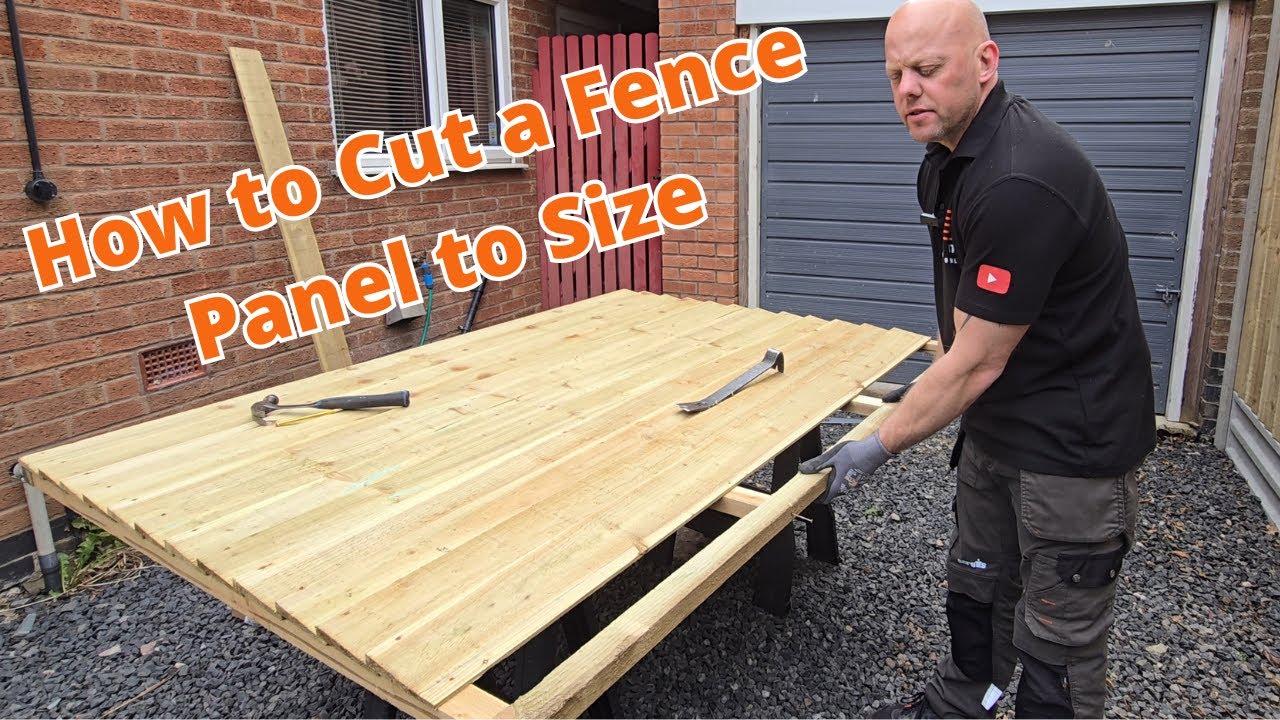 How to Cut a fence panel to size - Easy DIY Guide