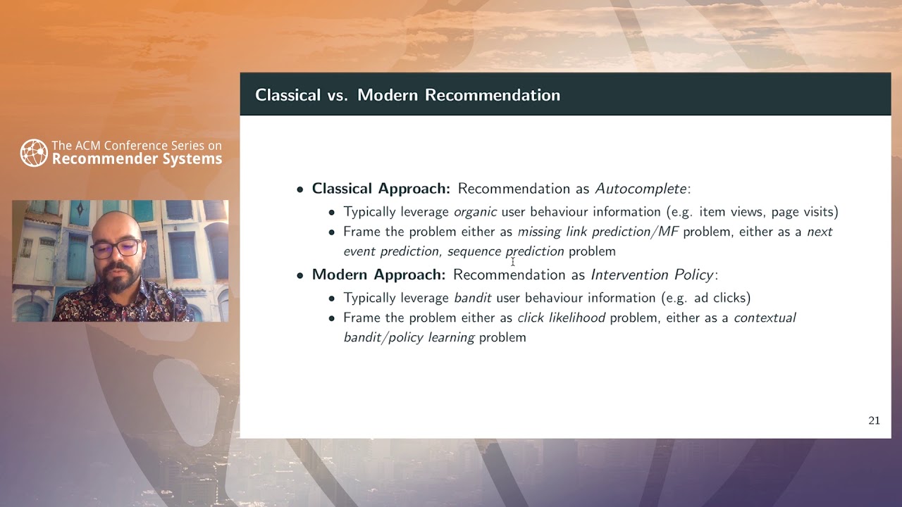 RecSys 2020 Tutorial: Bayesian Value Based Recommendation