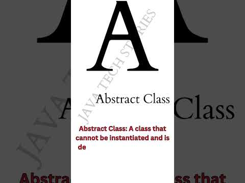 Abstract Class in Java