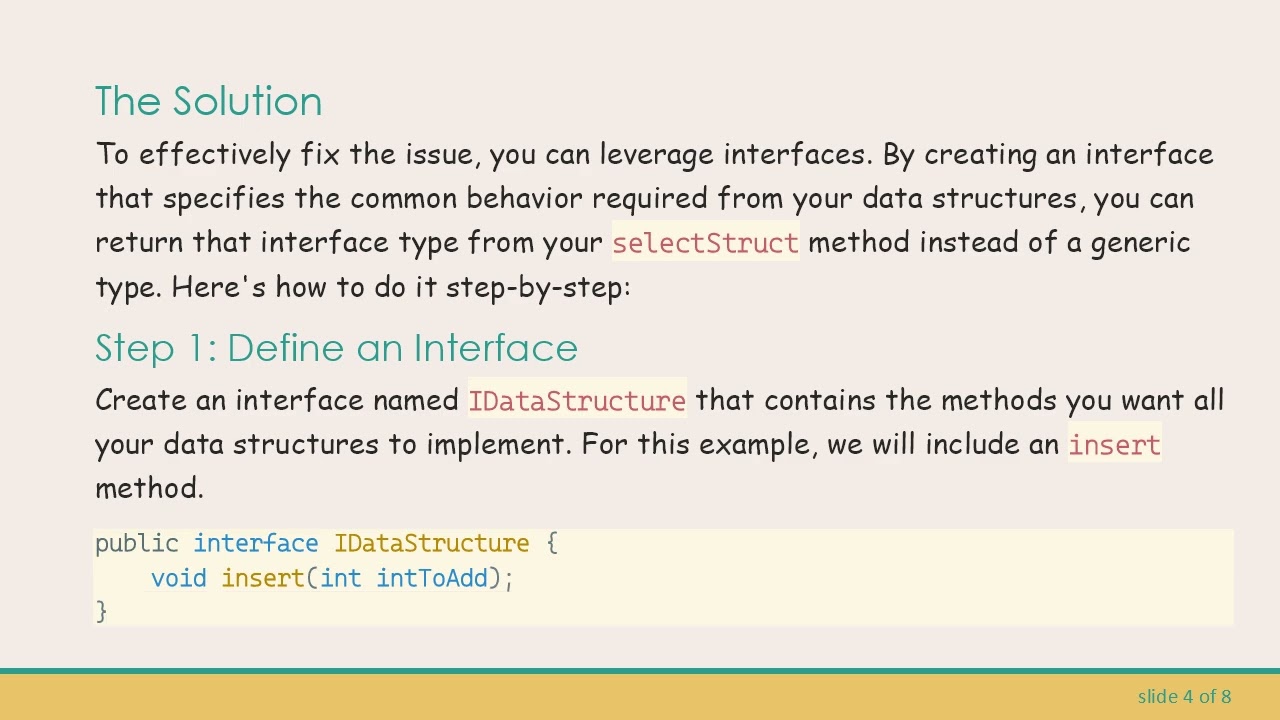 Solving the Error using generic return type (incompatible types) in Java Generics