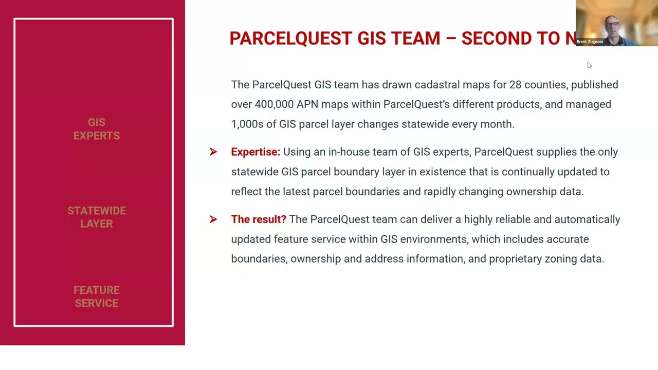 Sustaining Member Profile - ParcelQuest