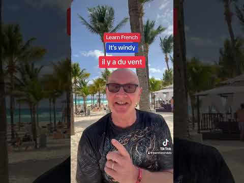 Learn French | #shorts | IT'S WINDY in French | #Youtubeshorts | French Lessons