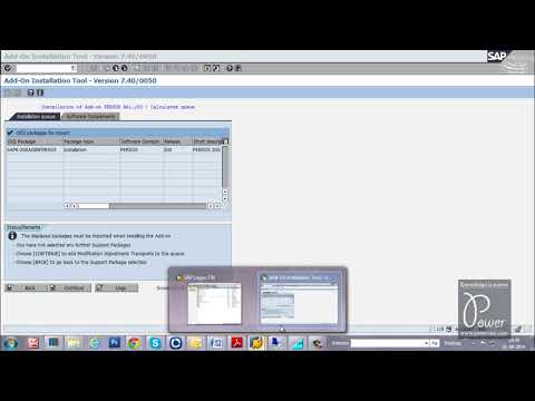 How to install Add on in an SAP ECC 6 0 EHP7 IDES system