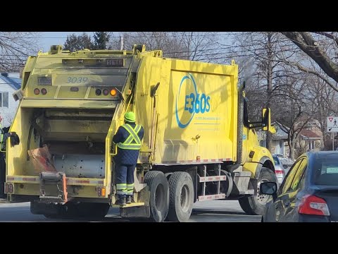 Brand New E360S Kenwort Heil Rear Loader In Action