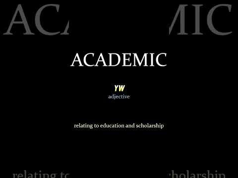 Academic #How to pronounce and meaning of the word #learnenglish #vocab #vocabulary #english learn