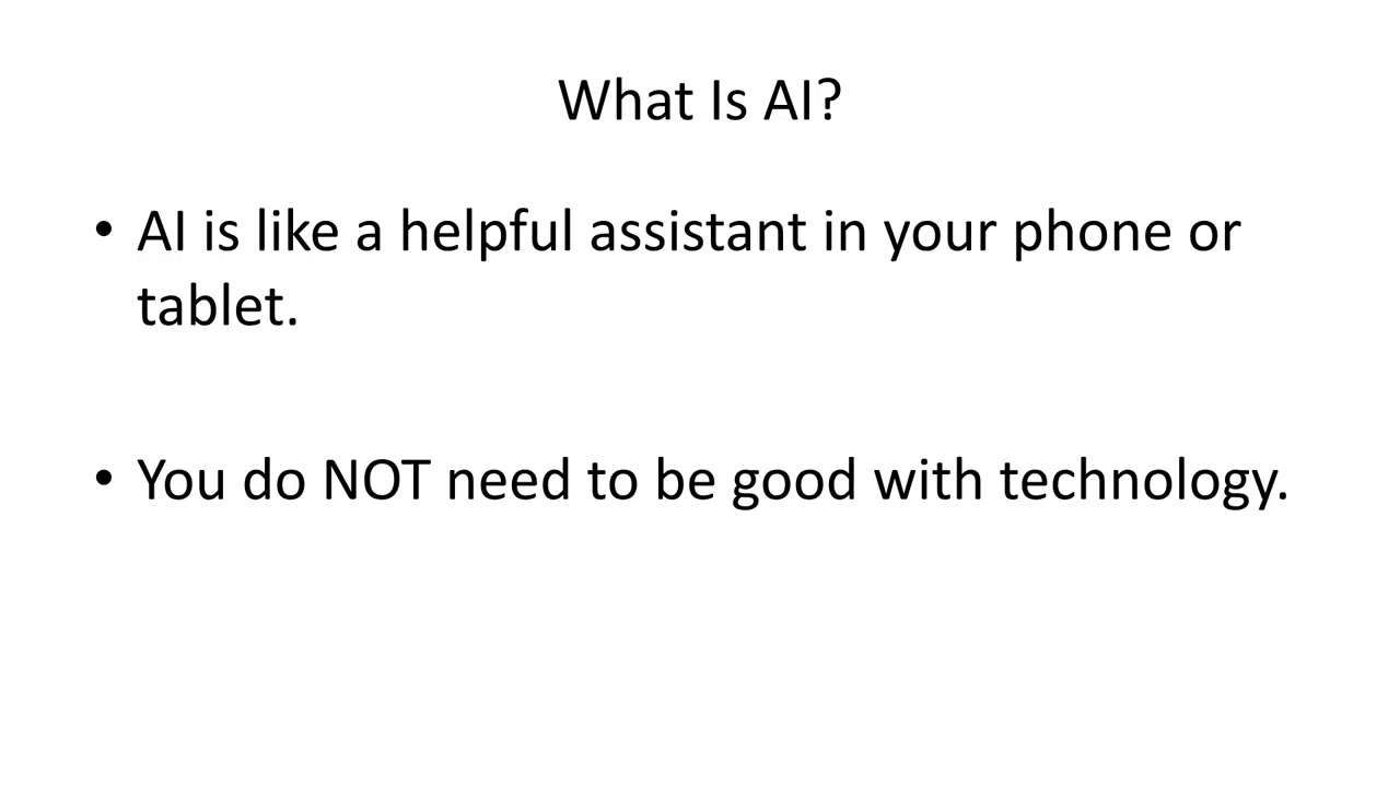 AI Technology for Seniors Mr ACIE