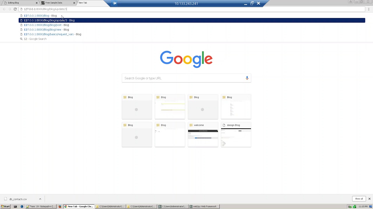 Web development using web2py and python part 18