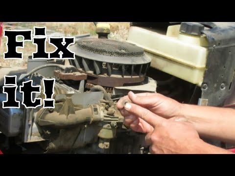 Replacing the carburetor on a Murray 18hp mower