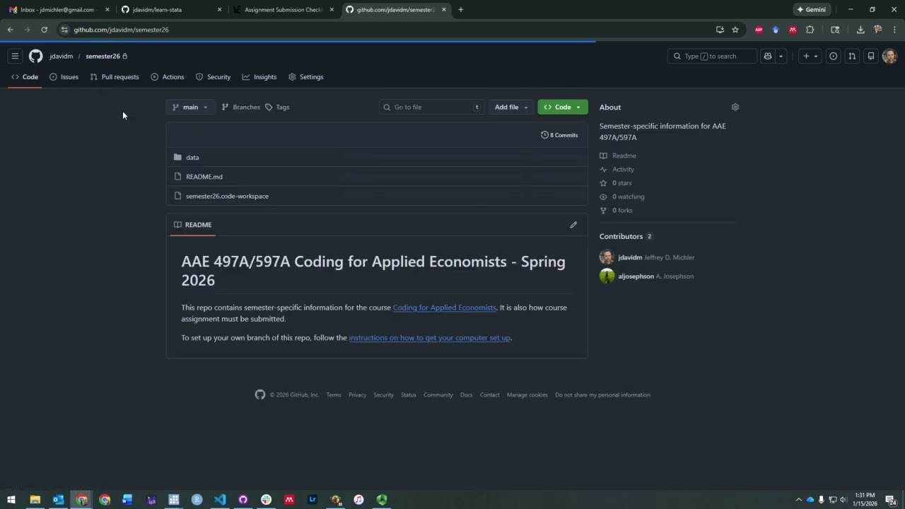 How to Submit Assignments via Github