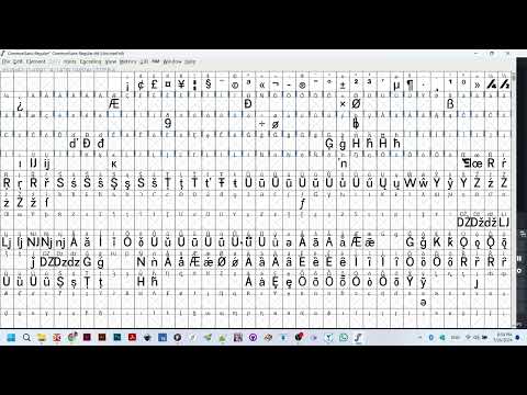 FontForge. Build Accented Glyphs