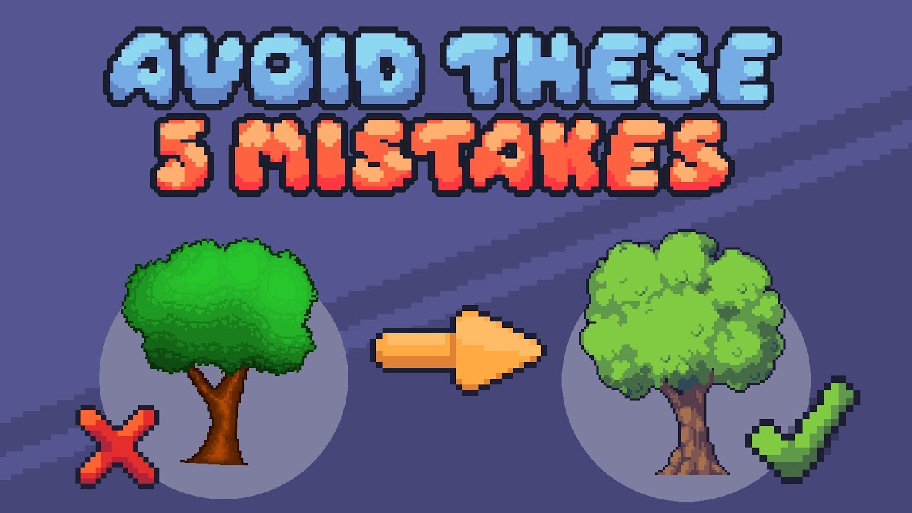 5 Beginner Pixel Art Mistakes To AVOID