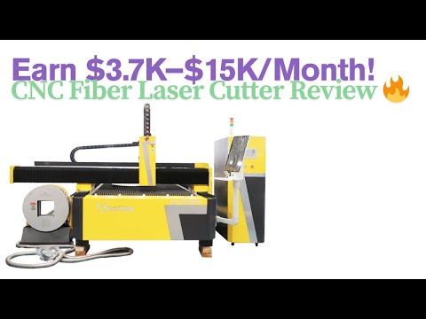 Earn $3.7K–$15K/Month! CNC Fiber Laser Cutter Review 🔥