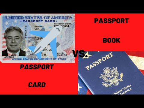 Passport Book vs. Passport Card